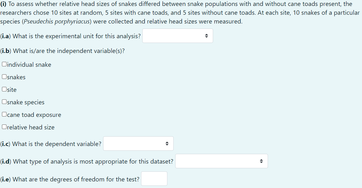 Solved The Options For The Idare Factorial Anova One Way 