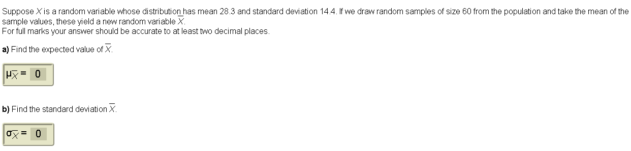 Solved Suppose X is a random variable whose distribution has | Chegg.com