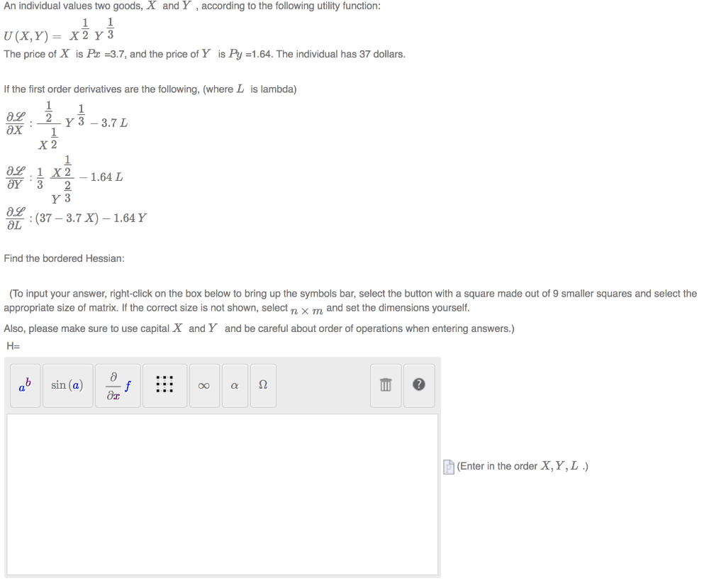 Solved Now evaluate the bordered Hessian if the critical | Chegg.com