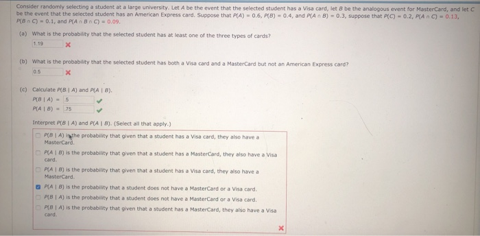 Solved Consider randomly selecting a student at a large | Chegg.com