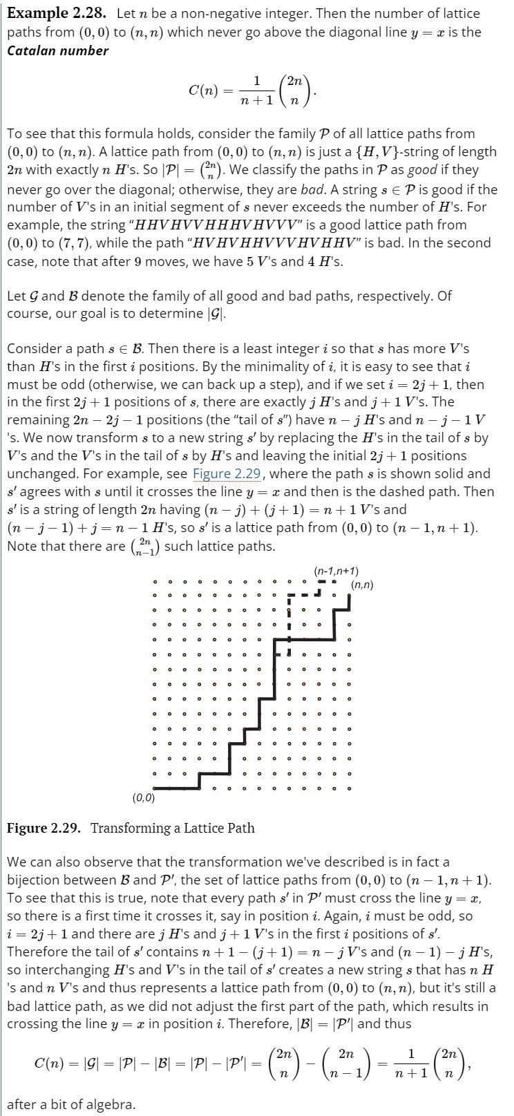 Solved 2. (a) What are the number of lattice paths from | Chegg.com