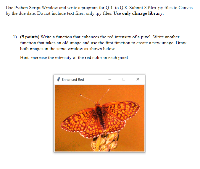 Solved Use Only Cimage Library Write A Function That 7465