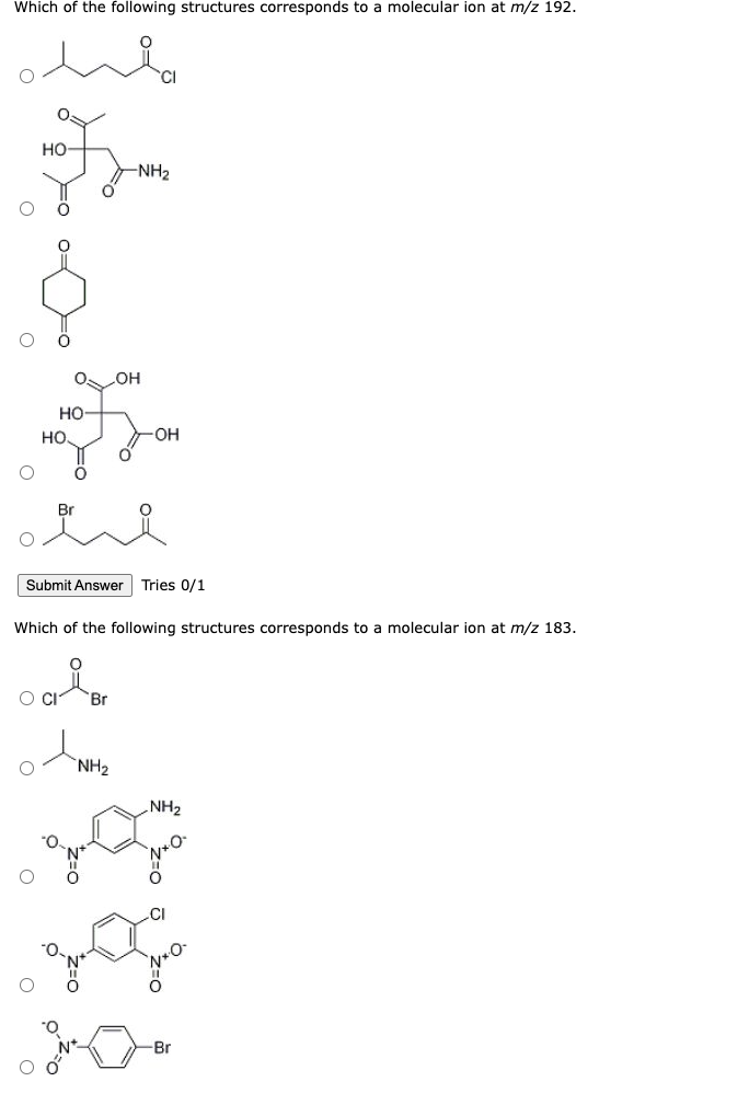 Solved Tries 0/1 Which of the following structures | Chegg.com
