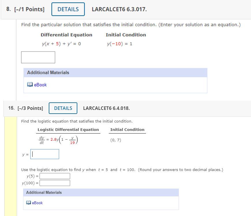 Solved 8. [-/1 Points) DETAILS LARCALCET6 6.3.017. Find the | Chegg.com
