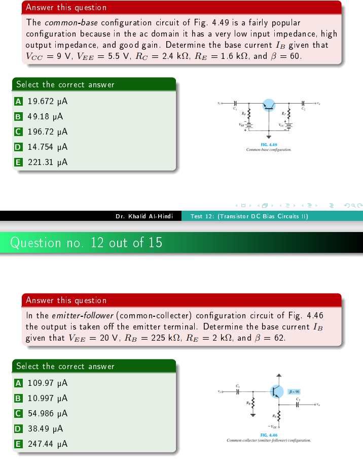 Explain The Operation Of Common Base Configuration With Circ