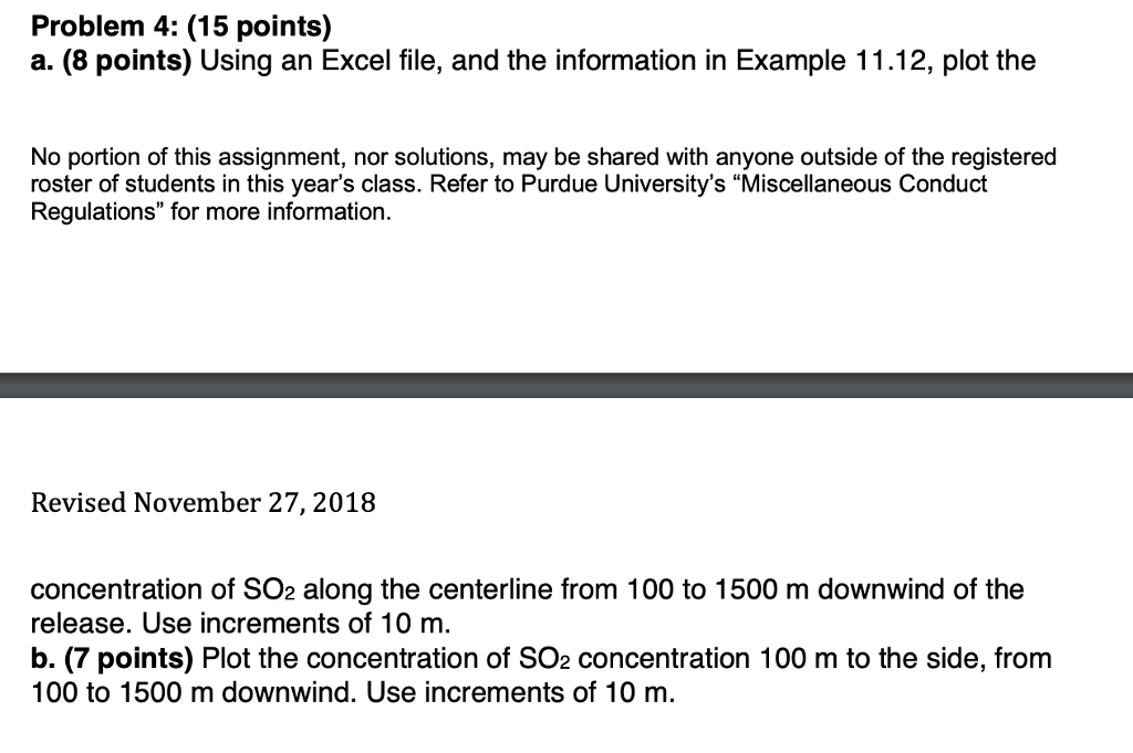 Problem 4: (15 points) a. (8 points) Using an Excel | Chegg.com