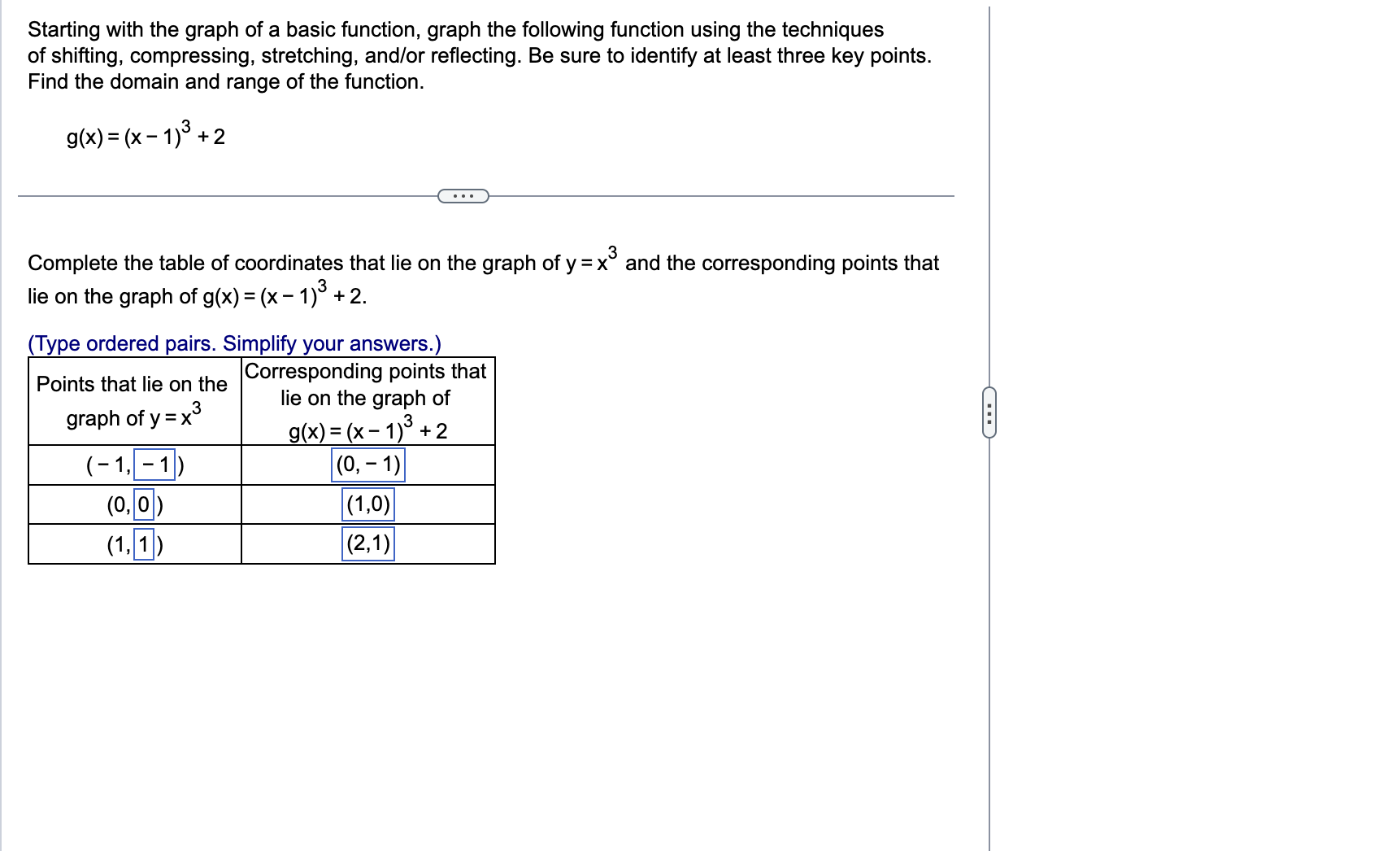 Solved Starting with the graph of a basic function, graph | Chegg.com