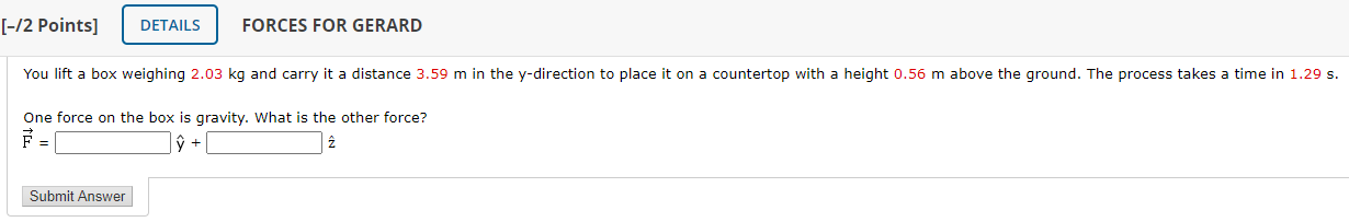 Solved 1. An object weighing 3.3 kg is suspended from the | Chegg.com