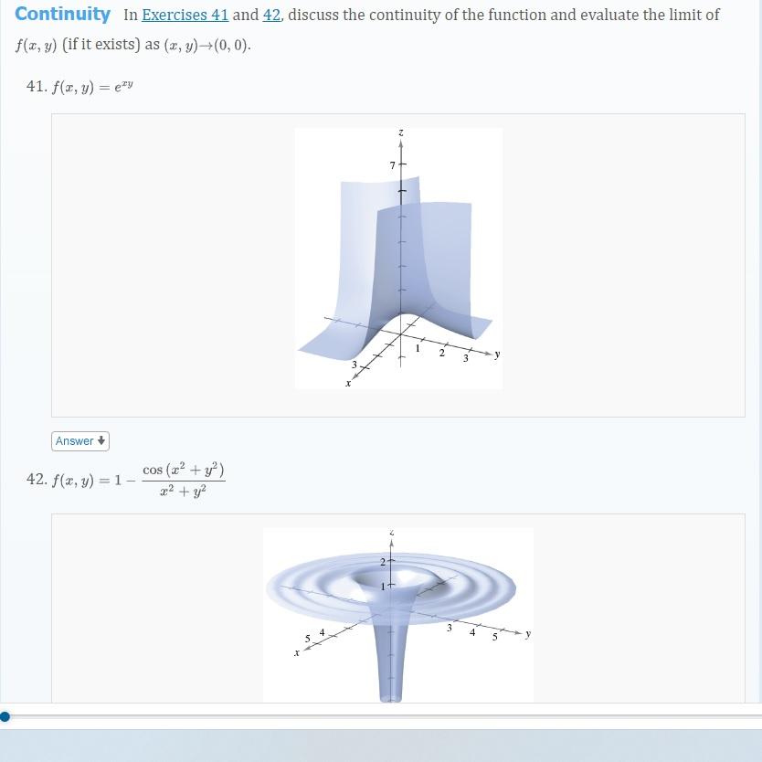 Solved Continuity In Exercises 41 and 42, discuss the | Chegg.com