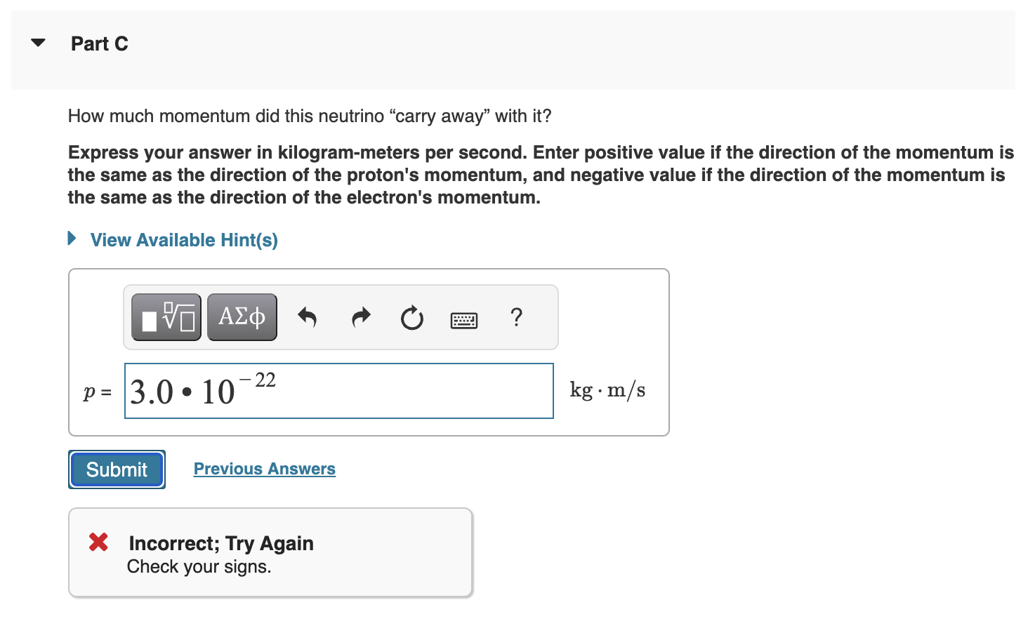 Solved A neutron is an electrically neutral subatomic | Chegg.com
