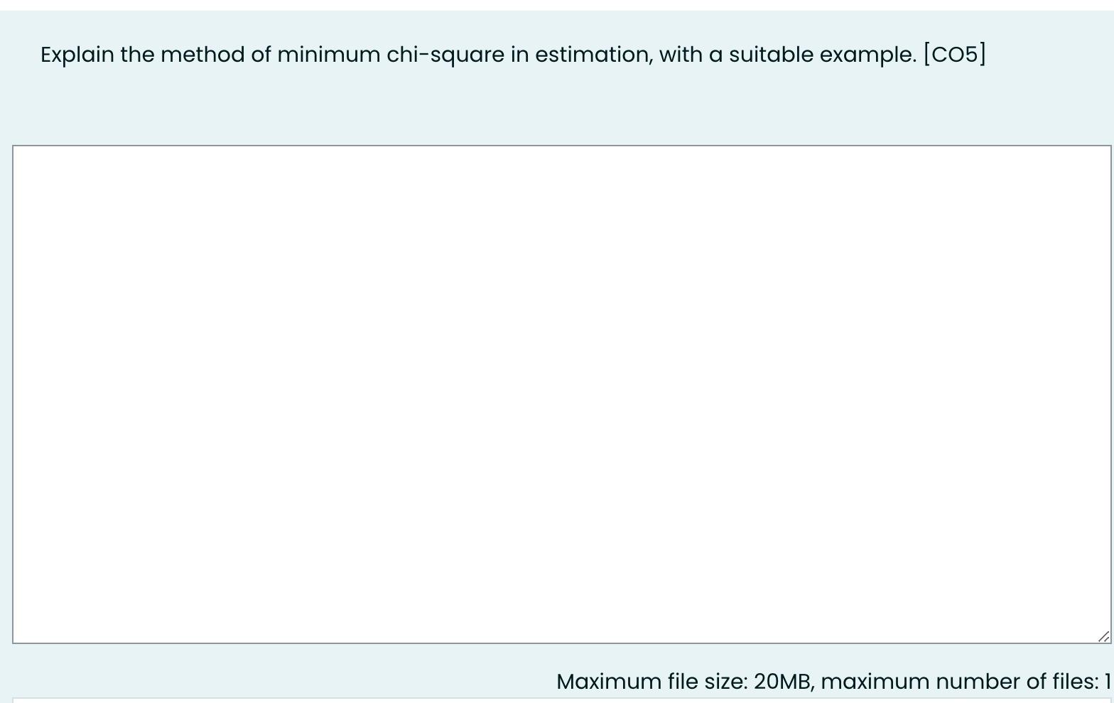 Solved Explain the method of minimum chi-square in | Chegg.com