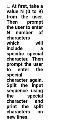 Solved 1. At first, take a value N (0 to 9) from the user. | Chegg.com