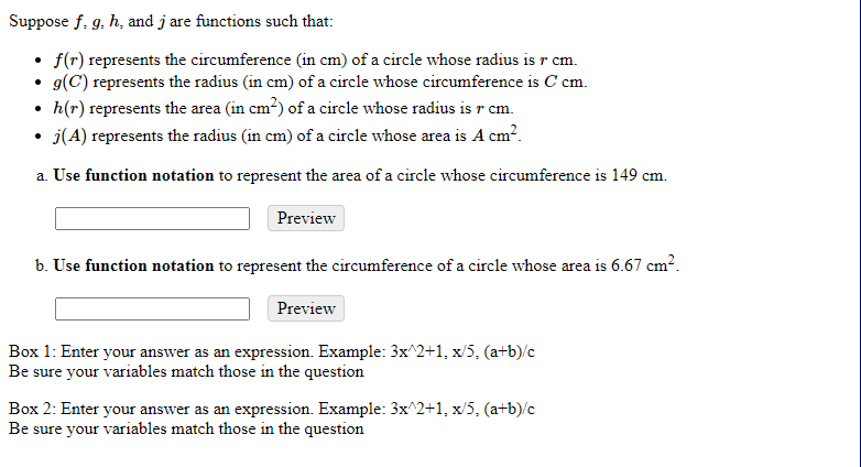 Solved Suppose f,g,h, and j are functions such that: - f(r) | Chegg.com