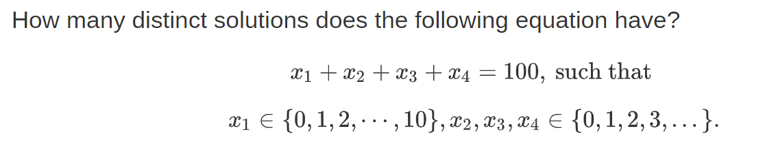 Solved How many distinct solutions does the following | Chegg.com