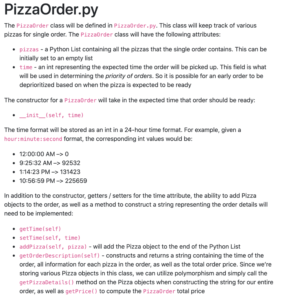 Solved Instructions You will need to create six files: • | Chegg.com