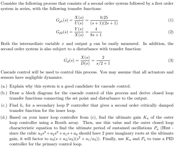Consider the following process that consists of a | Chegg.com