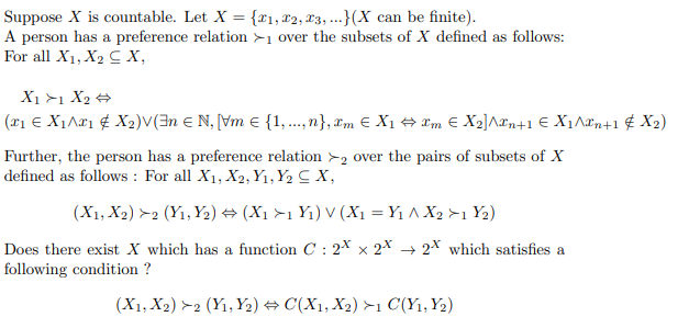 Solved Suppose X is countable. Let X={x1,x2,x3,…}(X can be | Chegg.com