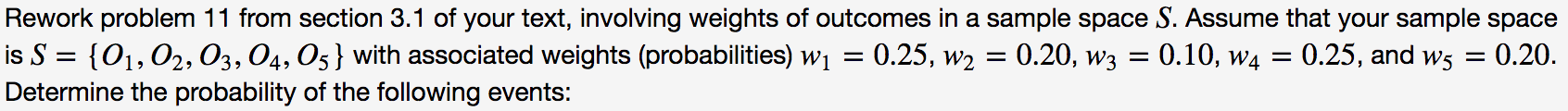 Solved Rework problem 11 from section 3.1 of your text, | Chegg.com