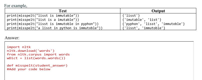 Solved Students have answered a short quiz, with typing | Chegg.com
