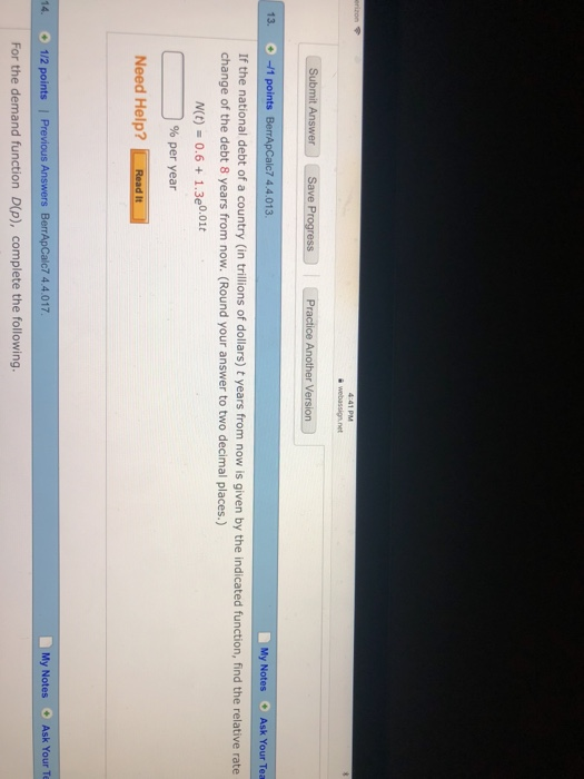 Solved Submit Answer ave Progress Practice Another Version | Chegg.com