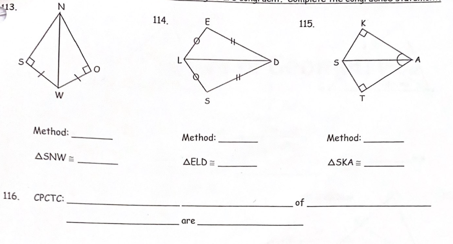 [Solved]: please name the method that provides the triangles