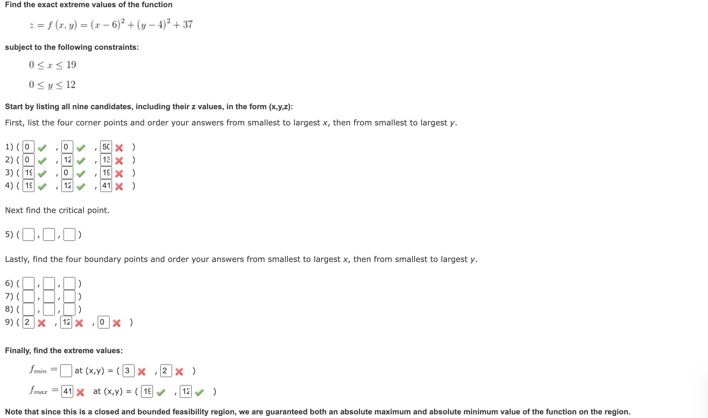 Solved Find the exact extreme values of the | Chegg.com