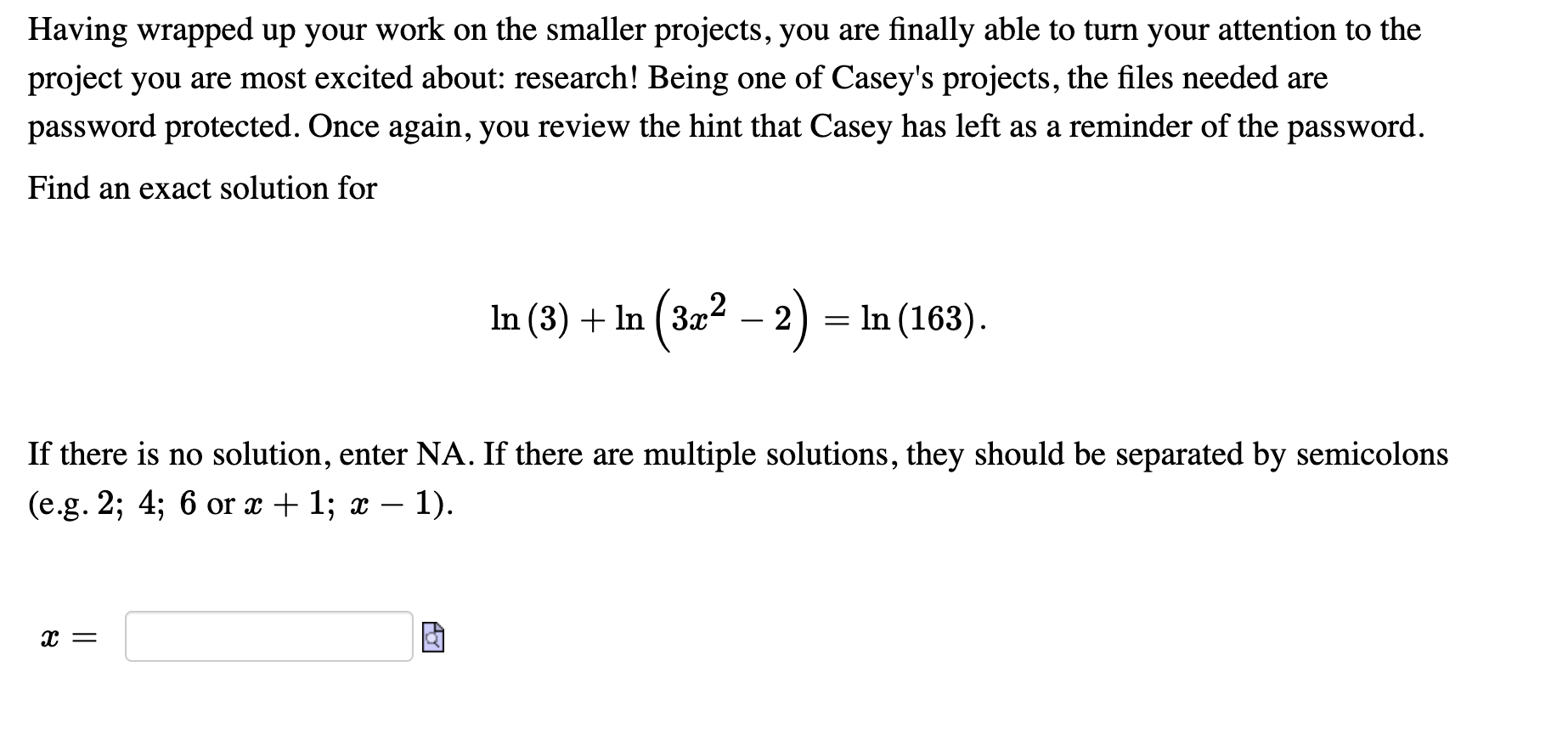 Solved Having wrapped up your work on the smaller projects, | Chegg.com