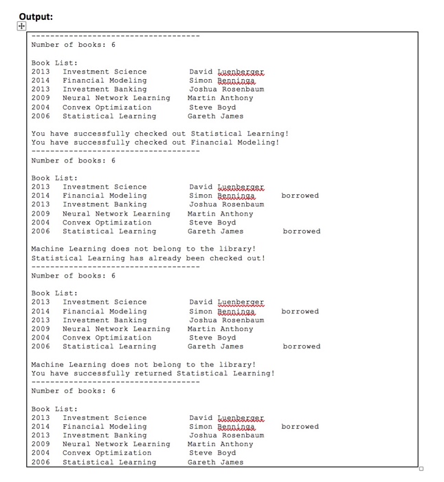 Solved This assignment involves the development of a library | Chegg.com