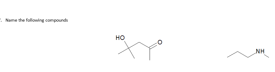 Solved Name the following compounds HO NH | Chegg.com