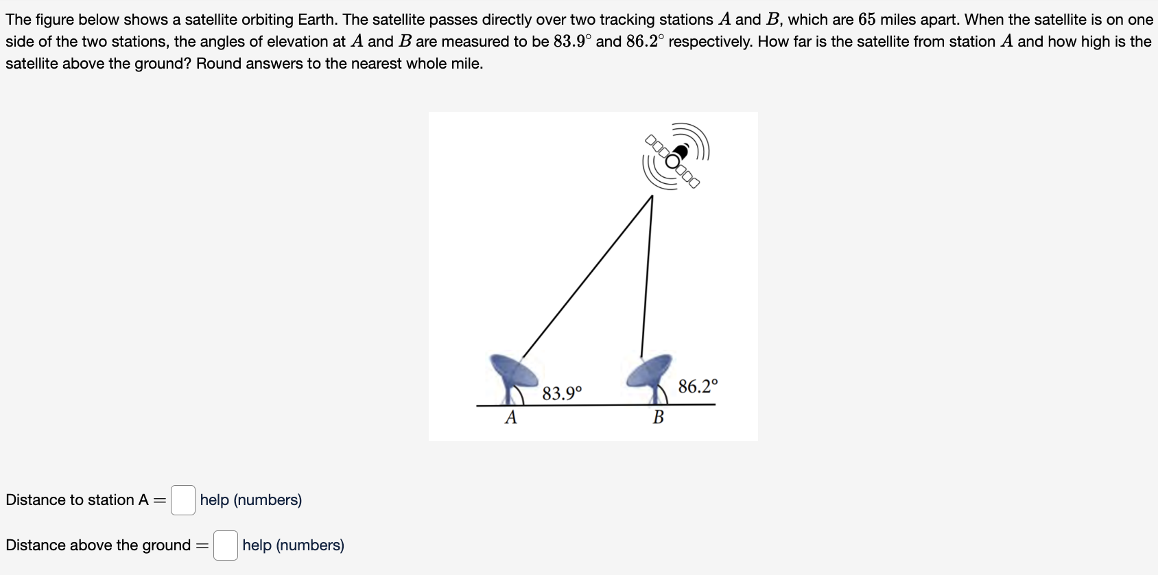 Solved The figure below shows a satellite orbiting Earth. | Chegg.com