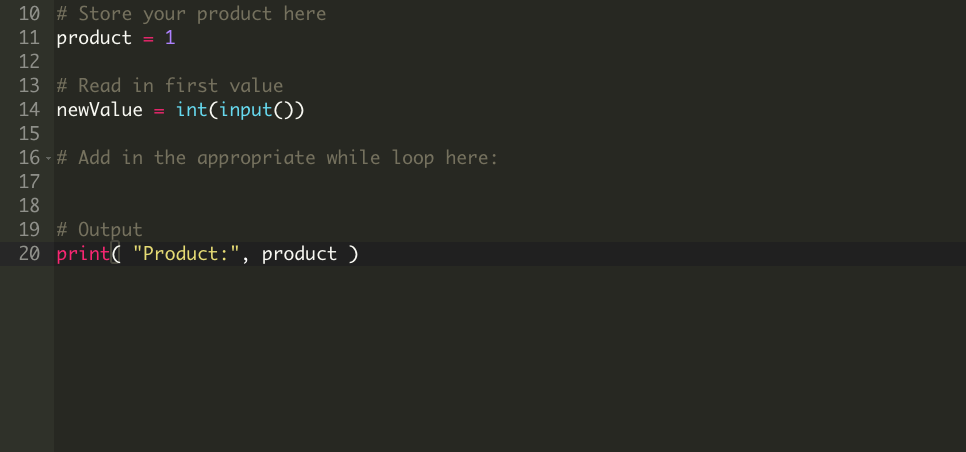 Solved Week 8 - POD 2 [Loops) / 1. POD: Product of your own | Chegg.com