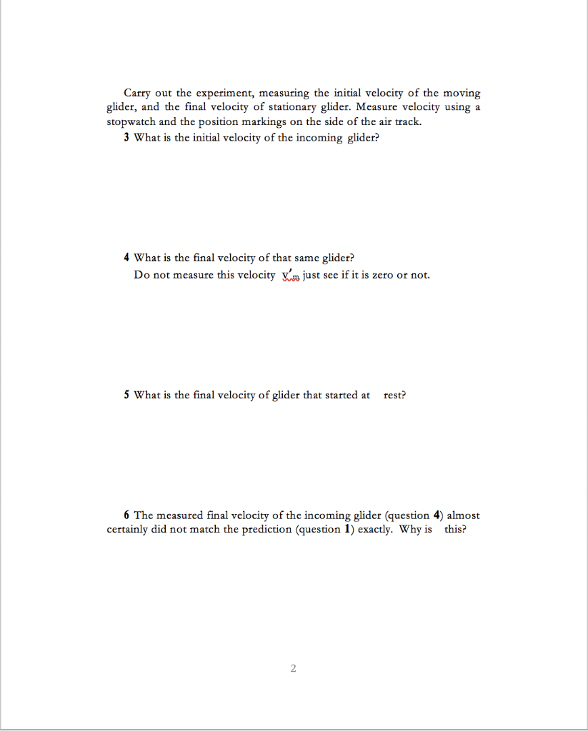 Solved Please help with this physics lab i am so | Chegg.com