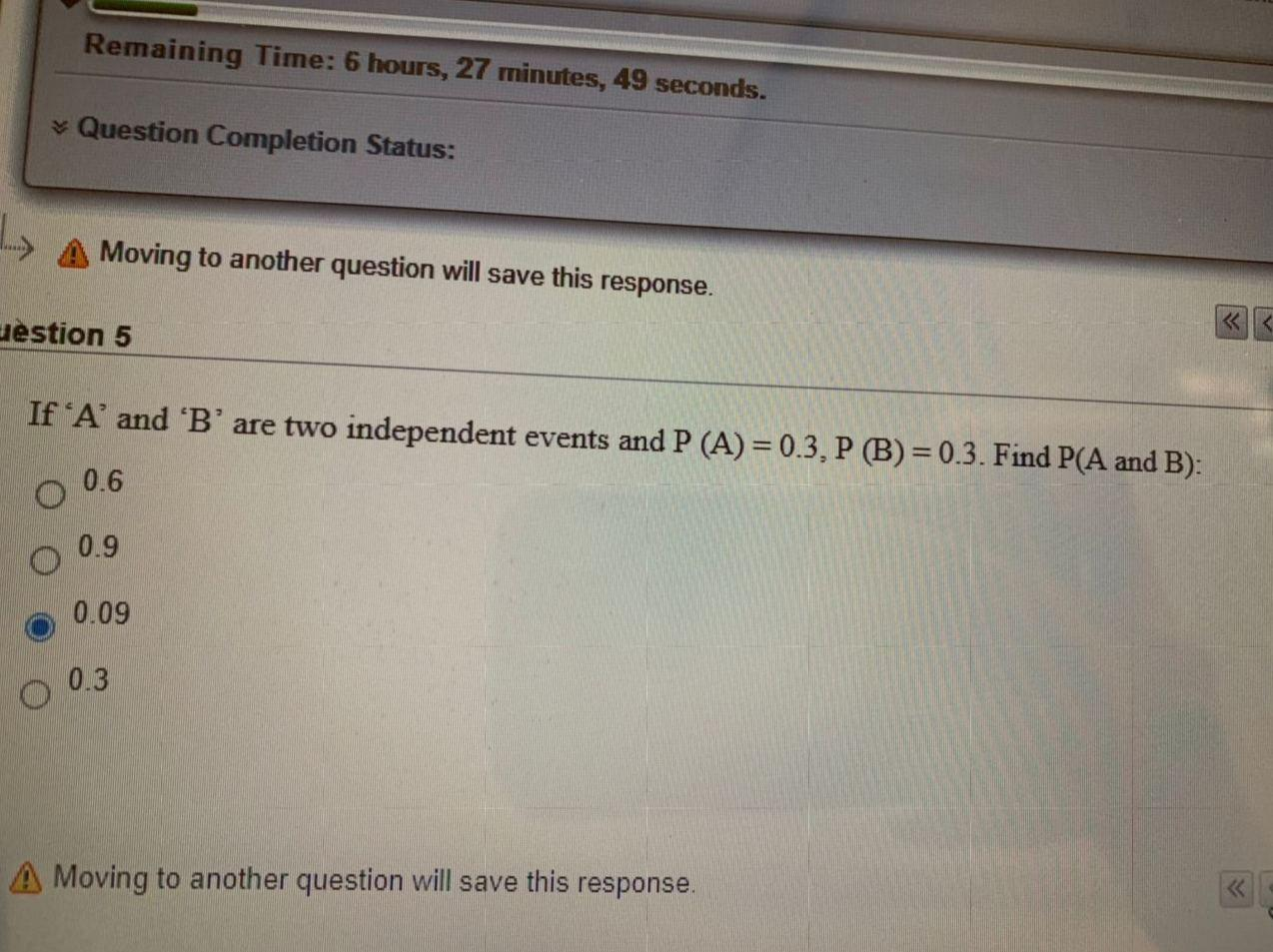 Solved Remaining Time: 6 hours, 27 minutes, 49 seconds. | Chegg.com