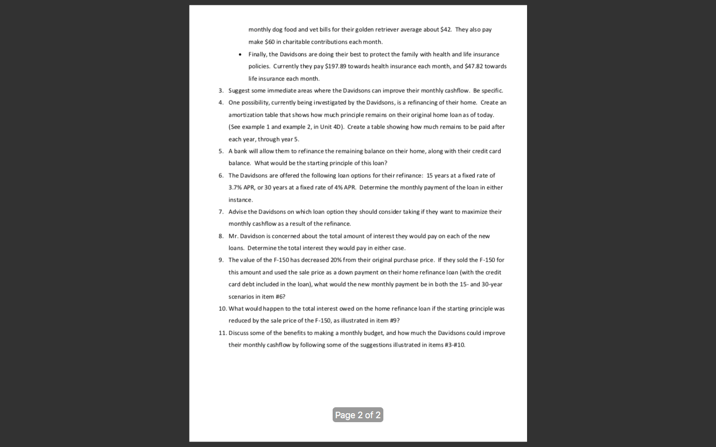 Presentation Assignment ... Chapter 4: Managing Money | Chegg.com