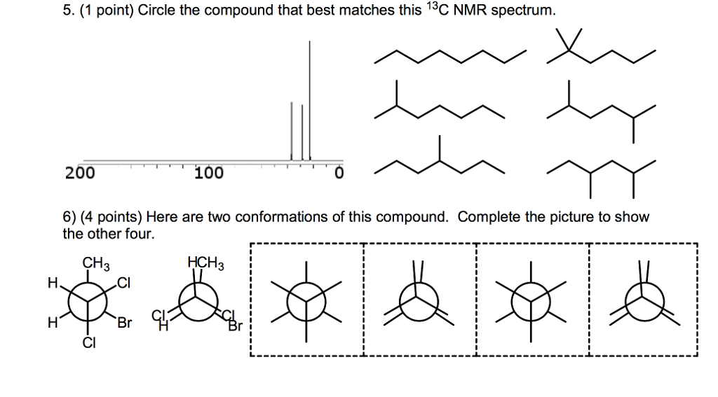 Solved For 1-3, draw a line-angle representation of each. | Chegg.com