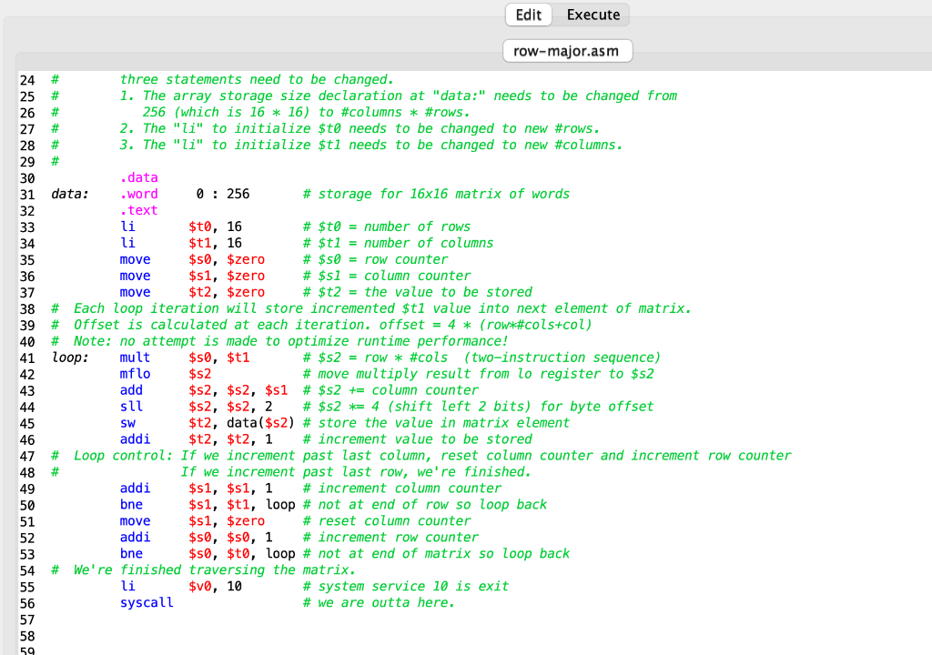 Solved Dot Product Computation Write a program in MIPS | Chegg.com
