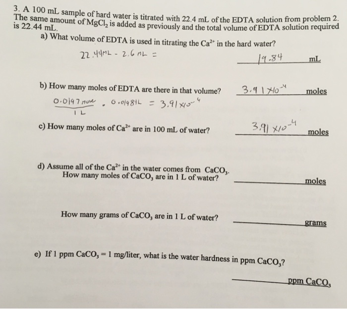 Solved Prelaboratory Assignment: Determination of the | Chegg.com