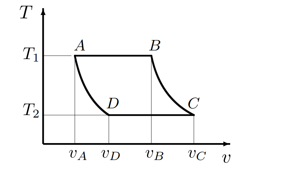 Solved T А B T1 D С T2 VA VD UB uc V | Chegg.com