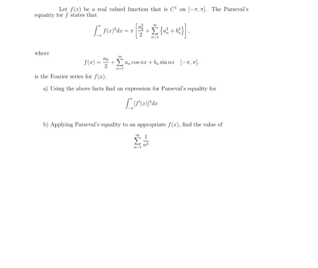 Solved Let f(x) be a real valued function that is C on | Chegg.com Solved Let f(x) be a real valued function that is C on | Chegg.com