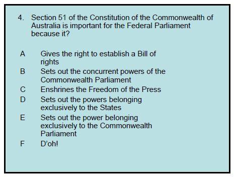 4. Section 51 of the Constitution of the Commonwealth | Chegg.com