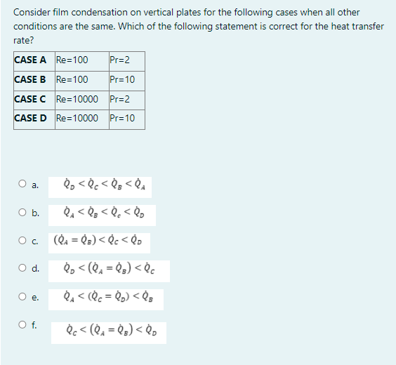 Solved Consider film condensation on vertical plates for the | Chegg.com