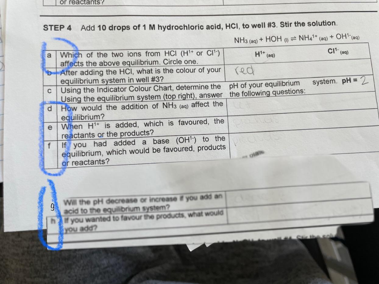 Solved Hello! This is from a lab the chemical equation is | Chegg.com
