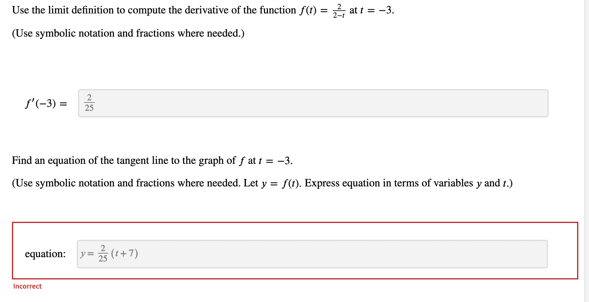 Solved Use the limit definition to compute the derivative of | Chegg.com