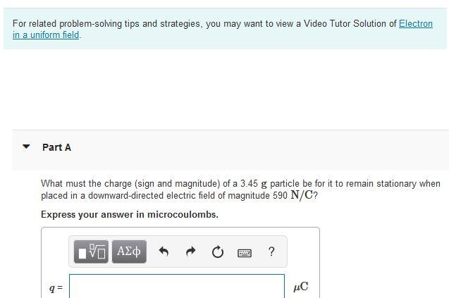 Solved For related problem-solving tips and strategies, you | Chegg.com