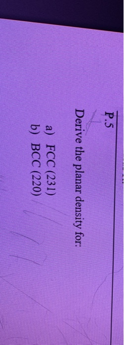 Solved P.3 4.56 (a) Derive linear density expressions for | Chegg.com