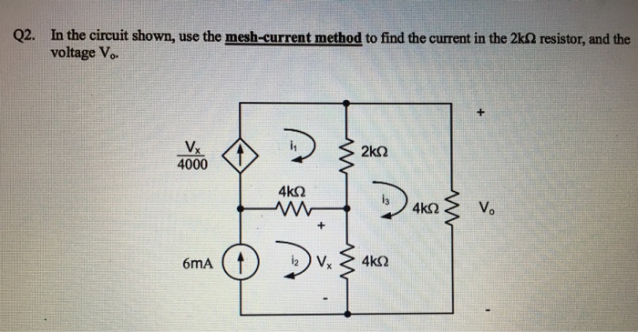 Solved Q1. Use the node-voltage method to find the value of | Chegg.com