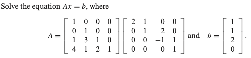 Solved 1) Find the LU factorization of the given matrices. | Chegg.com