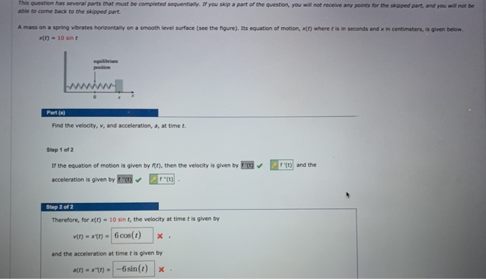 Solved This question has several parts that must be | Chegg.com