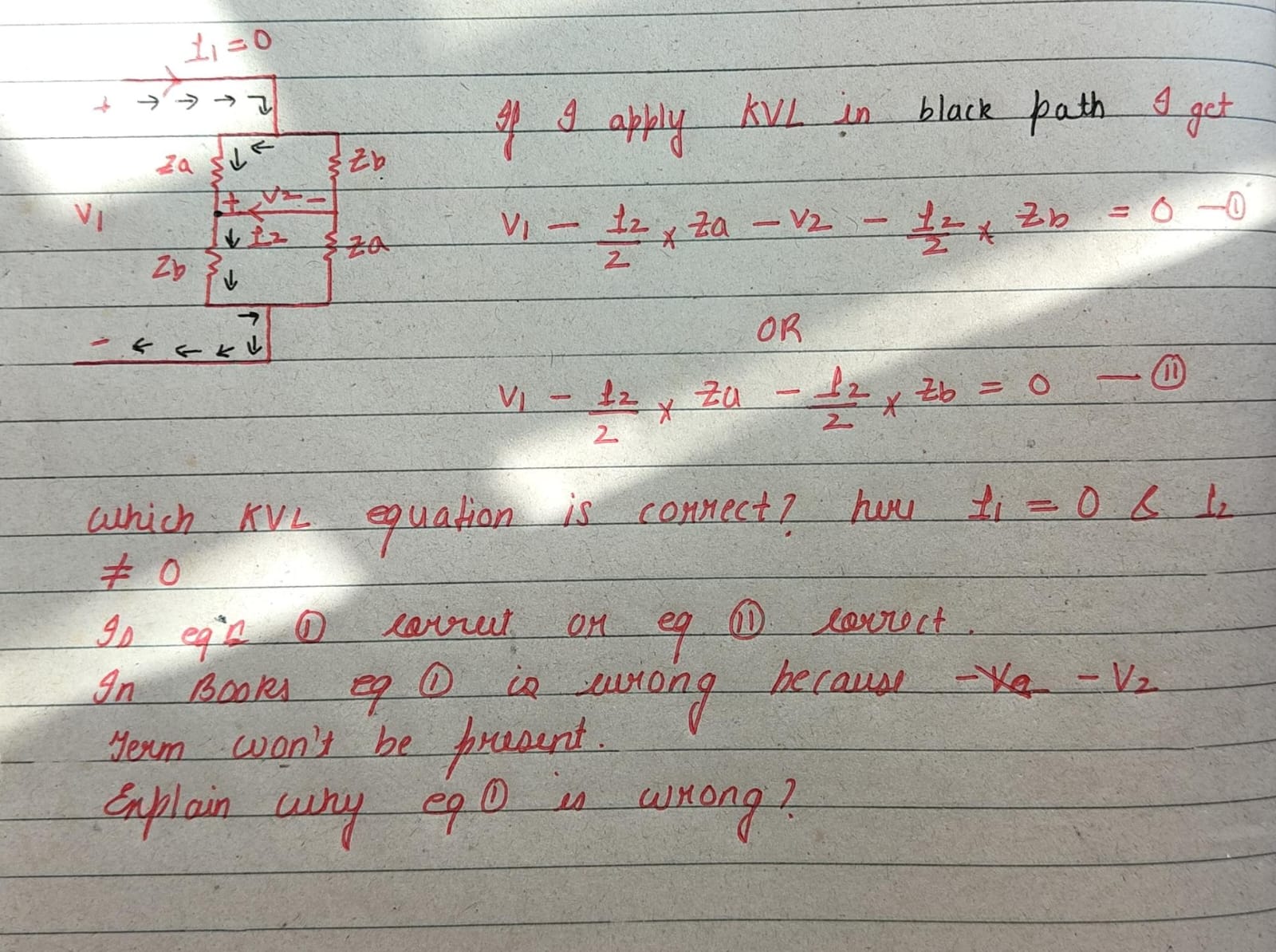 Solved Explain why eq (1) ﻿is wrong? | Chegg.com