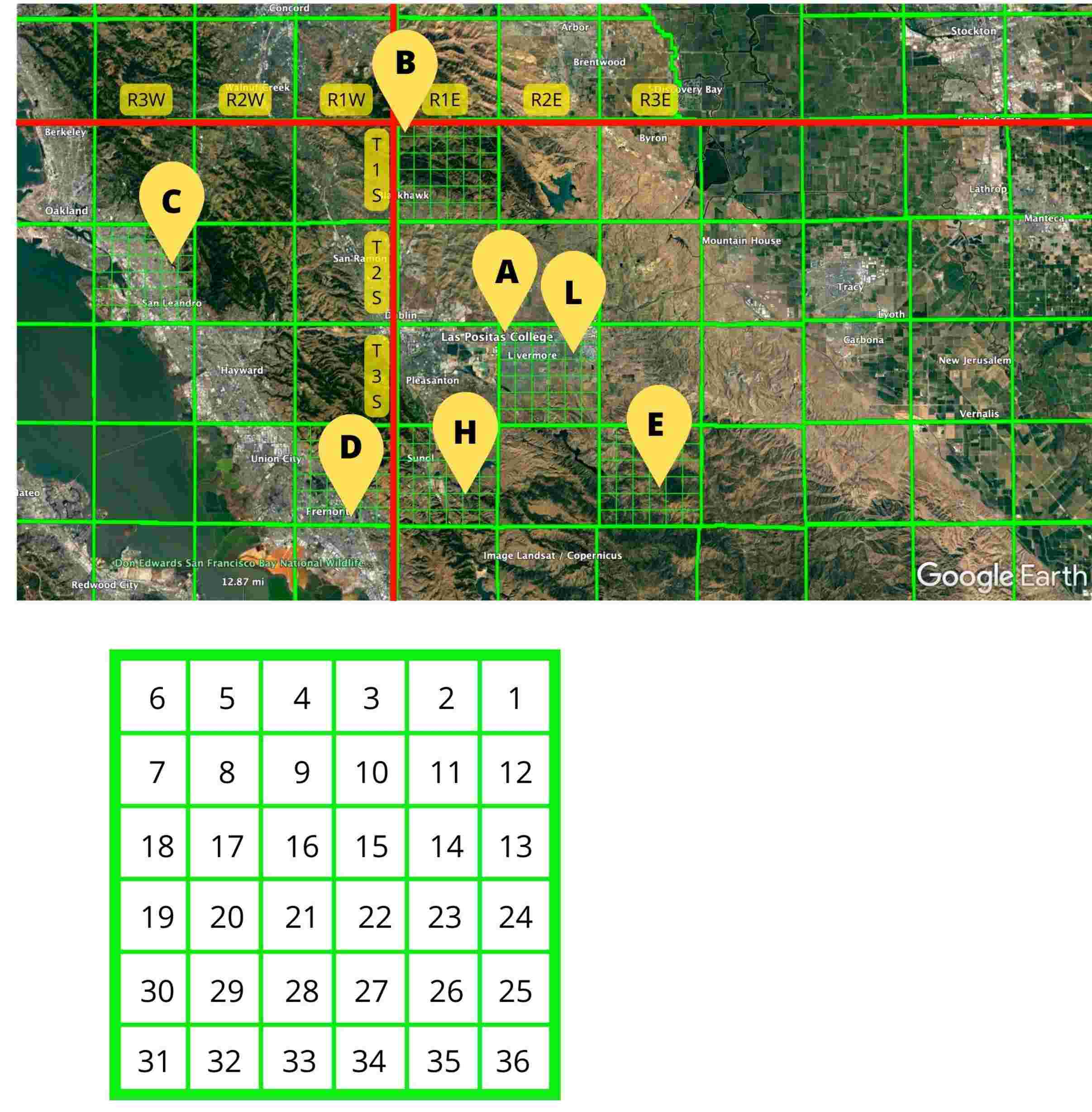 Solved Need help with Public Land Survey System Map and | Chegg.com